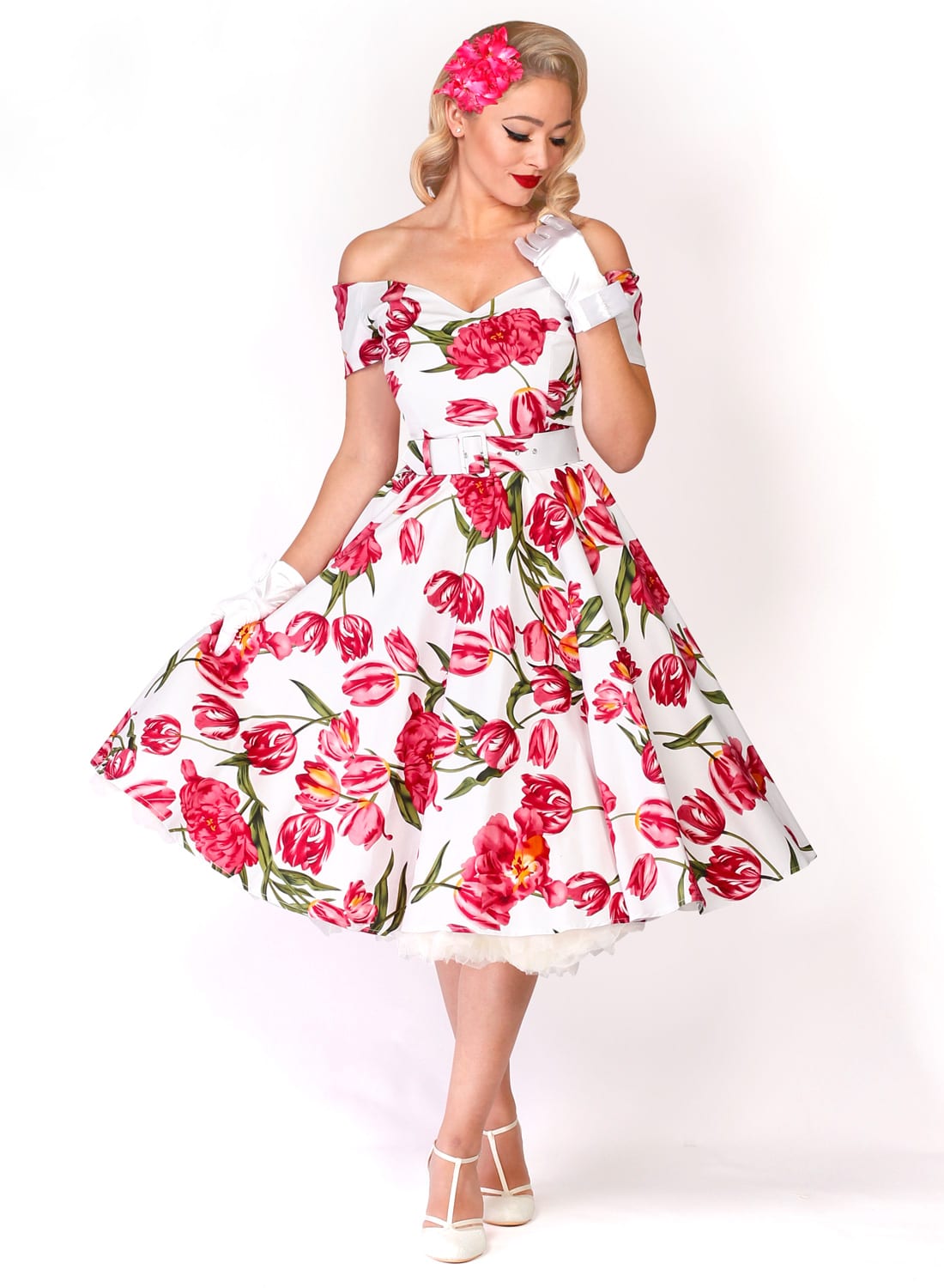 Angel Heart 50s Style Pencil Dress - British Retro